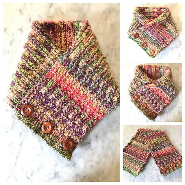 Ravelry: Reversible Brioche Crochet Neck Warmer pattern by Belinda Pearse