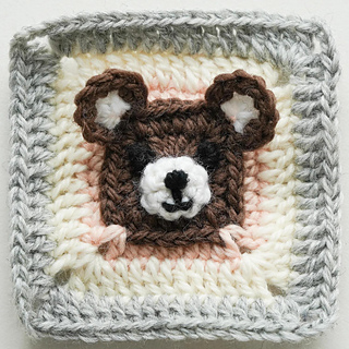 Ravelry: Brown Bear Granny Square pattern by GrannySquare.Me