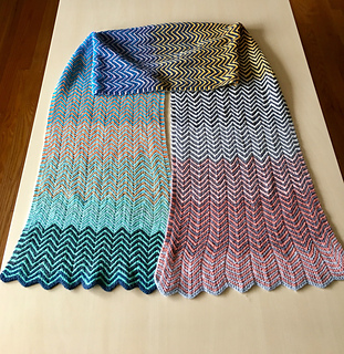 Ravelry: GreatScottKnits' Sprite Spirit ZickZack Scarf