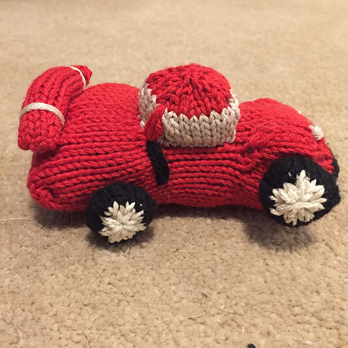 Ravelry: Knitted Sports Car Toy pattern by Ilana R. Marks