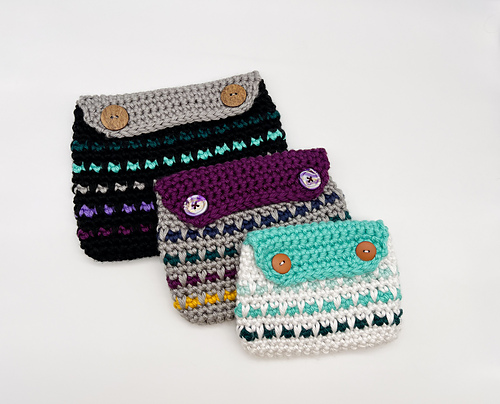 Ravelry: Pop of Color Book Sleeves pattern by Lisa M Fox