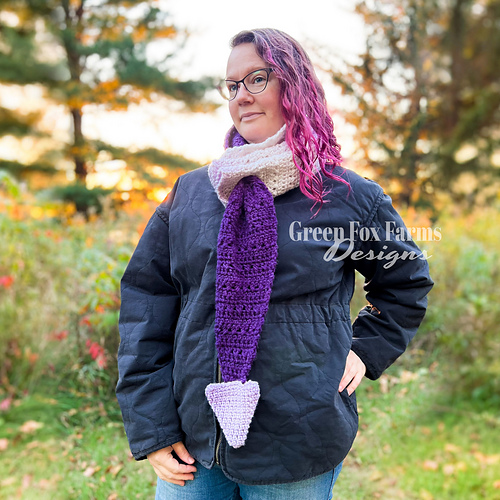 Ravelry: Hopscotch Dragon Tail Scarf pattern by Lisa M Fox