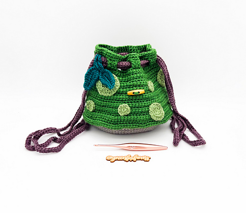 Ravelry: Faerie Forager Mushroom Backpack pattern by Lisa M Fox