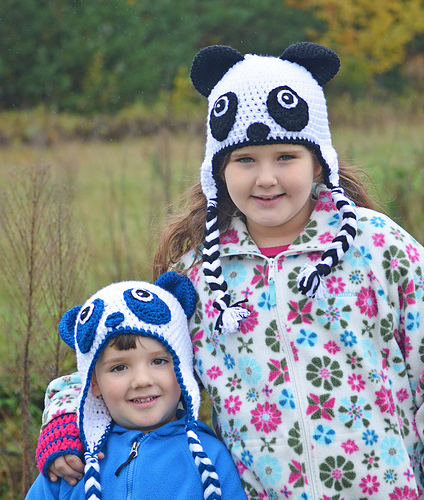 Ravelry: Panda Bear Hat pattern by Lisa M Fox
