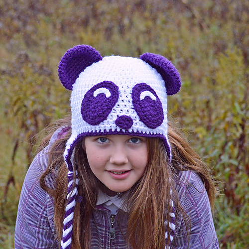 Ravelry: Panda Bear Hat pattern by Lisa M Fox