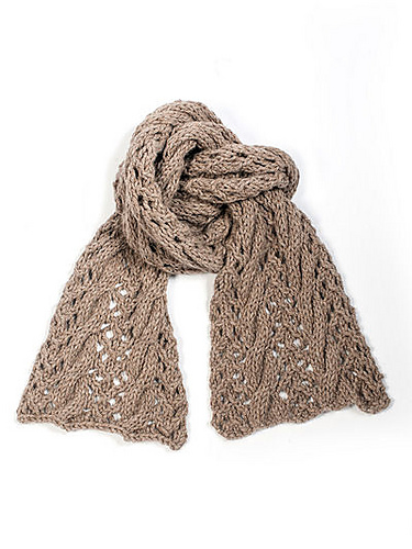Ravelry: Cable Lace Scarf pattern by TOFT