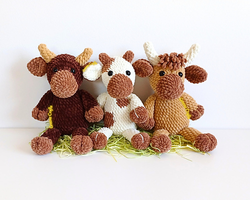 Ravelry: Cinnamon, the Highland Cow pattern by Susanne Grünes