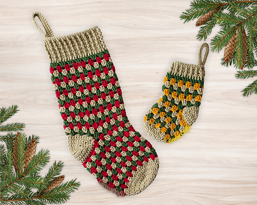 Ravelry: Granny Stitch Christmas Stocking pattern by Susanne Grünes