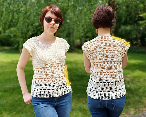 Ravelry: "Summer Breeze" Top / "Sommerbrise" Damentop pattern by ...