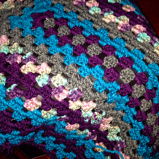 Ravelry: Groovymarlin's Rectangular Granny Square Afghan