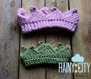 Ravelry: Jewelled Newborn Royal Crown pattern by Rainy City Knits