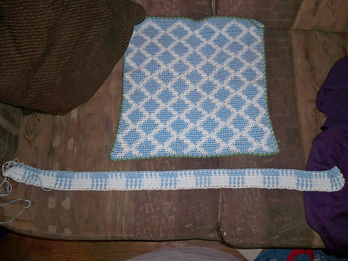 Ravelry: His & Hers Gingham Afghans pattern by Karen Rigsby