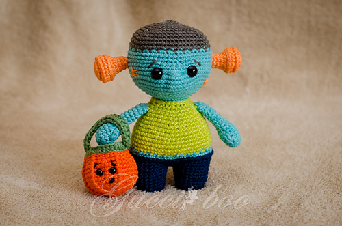 Ravelry: Little Pumpkin Hallowe'en Bag pattern by Carrie L. Andersen