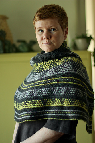 Ravelry: Mirry Dancers Hap pattern by Gudrun Johnston