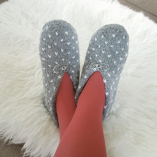 Ravelry: Double Slippers pattern by Gurimalla Design