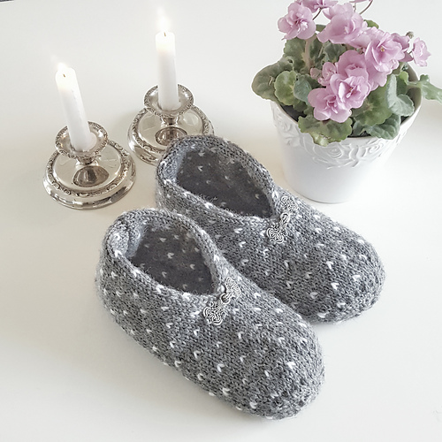 Ravelry: Double Slippers pattern by Gurimalla Design