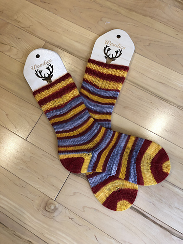 Ravelry: Accio Wizard Socks pattern by Louise Robert