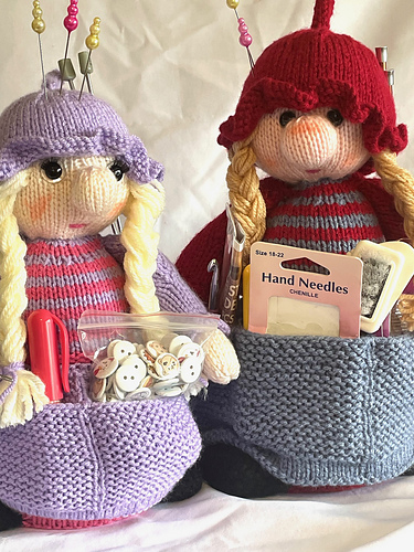 Ravelry: Mr and Mrs Gnome Tidy pattern by Pat Alinejad