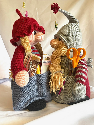 Ravelry: Mr and Mrs Gnome Tidy pattern by Pat Alinejad