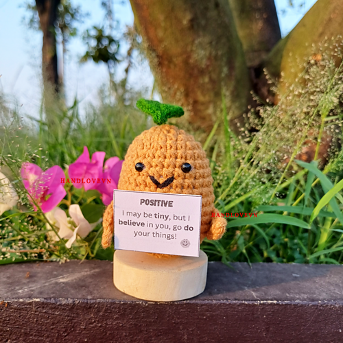 Ravelry: Emotional Support Pickle, Potato Positive pattern by Nghiem ...