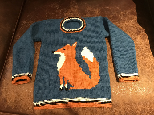 Ravelry: Mr Fox Sweater pattern by Denny Gould