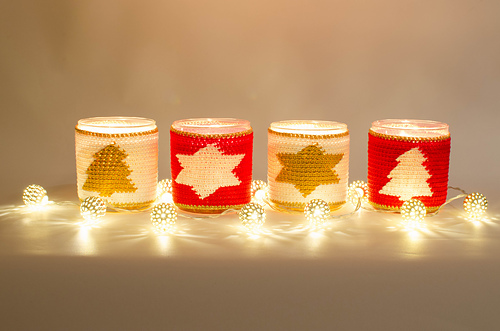 Ravelry: Tea light cover Christmas pattern by Leafs Creations