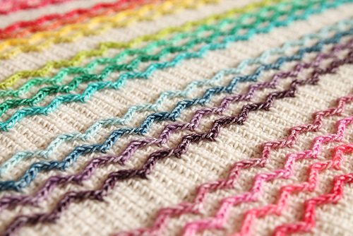 Ravelry: Rainbow wave blanket pattern by Kirsten Ballering