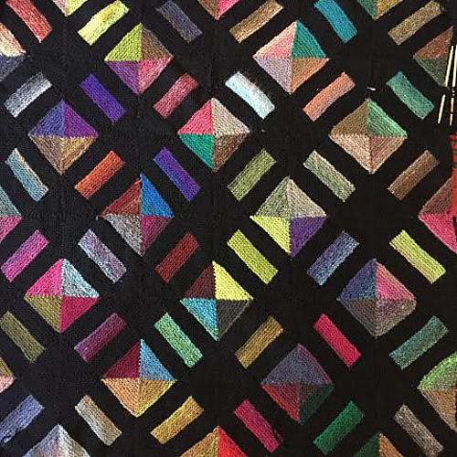 Ravelry: Celebratory Cracker Quilt Block Blanket pattern by NellKnits