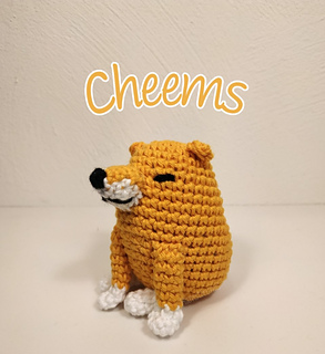 Ravelry: Cheems memedog pattern by Valentina Sepúlveda