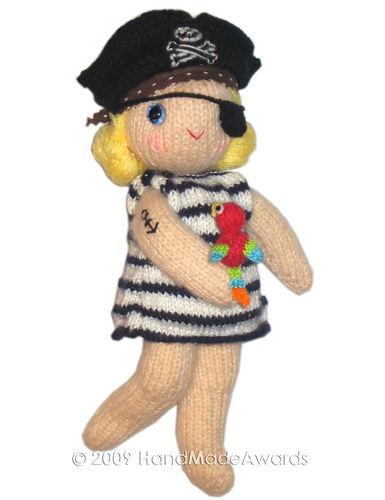 Ravelry: Pirate girly doll with Parrot pattern by Loly Fuertes