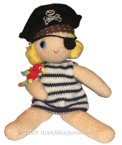 Ravelry: Pirate girly doll with Parrot pattern by Loly Fuertes
