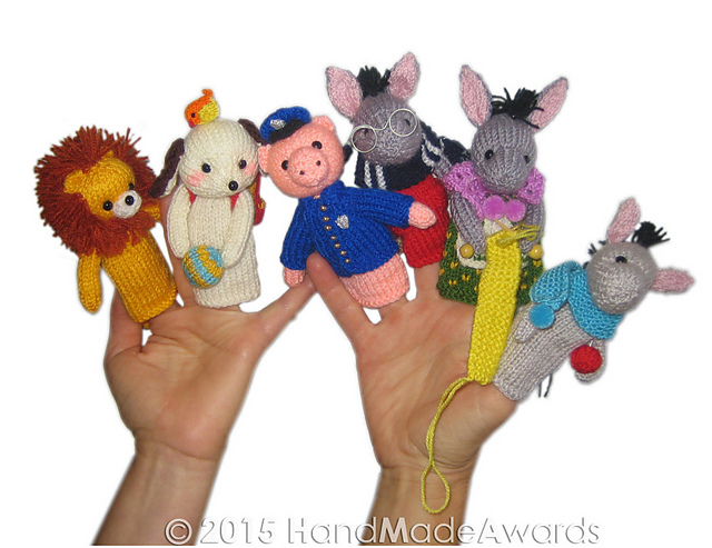 Ravelry: Family Donkey Finger puppets pattern by Loly Fuertes