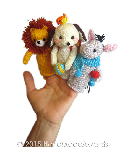 Ravelry: Family Donkey Finger puppets pattern by Loly Fuertes