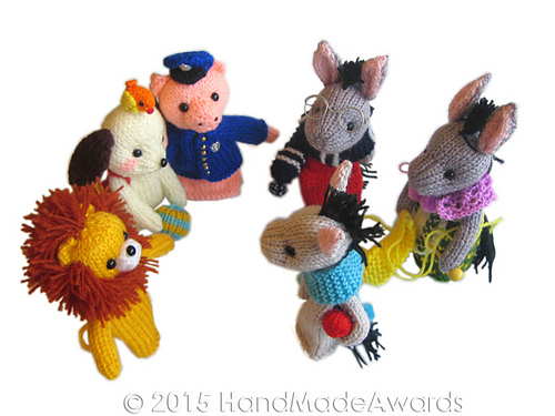 Ravelry: Family Donkey Finger puppets pattern by Loly Fuertes