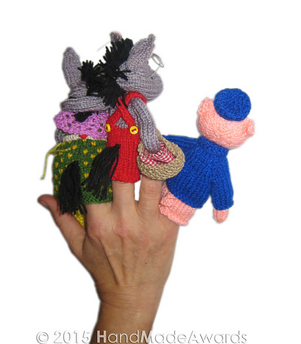 Ravelry: Family Donkey Finger puppets pattern by Loly Fuertes