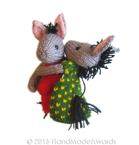 Ravelry: Family Donkey Finger puppets pattern by Loly Fuertes
