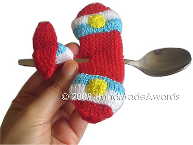 Ravelry: Airplane Spoon Crochet pattern by Loly Fuertes