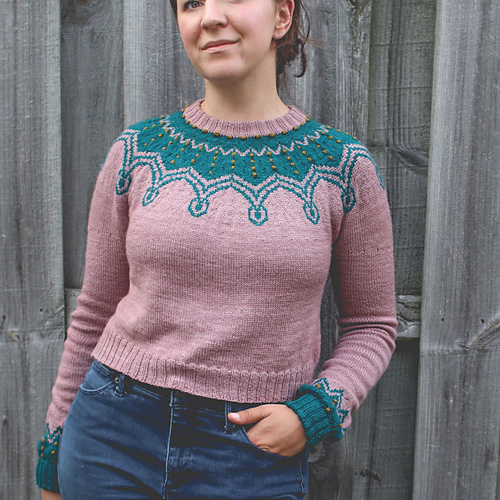 Ravelry: Multiflora Sweater pattern by Olga Putano Designs