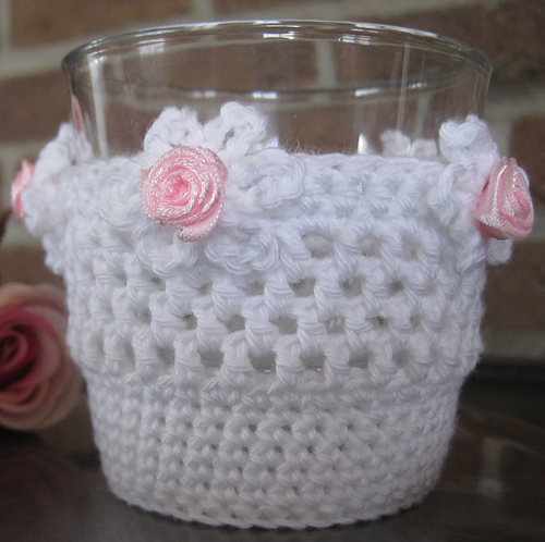 Ravelry: Theelichtjes "roos" pattern by Handmade by Ann