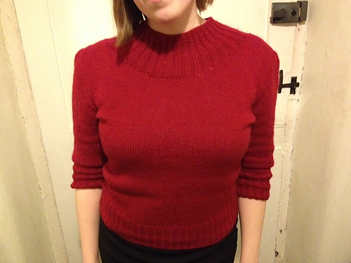 Ravelry: Round Yoked Sweater pattern by Vogue Knitting