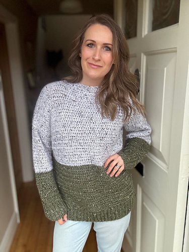 Ravelry: Easy Tweedy Adult Sweater pattern by Hannah Cross