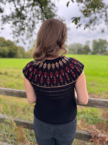 Ravelry: Starlight Mosaic Sweater pattern by Hannah Cross