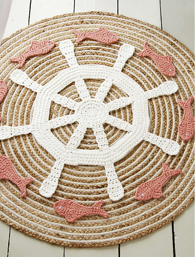 Ravelry: Nautical Rug pattern by Hannah Cross