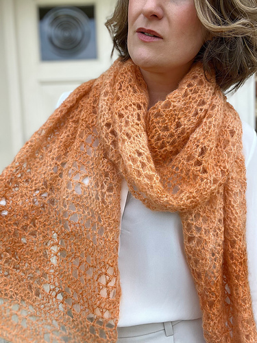 Ravelry: Orange Blossom Wrap pattern by Hannah Cross