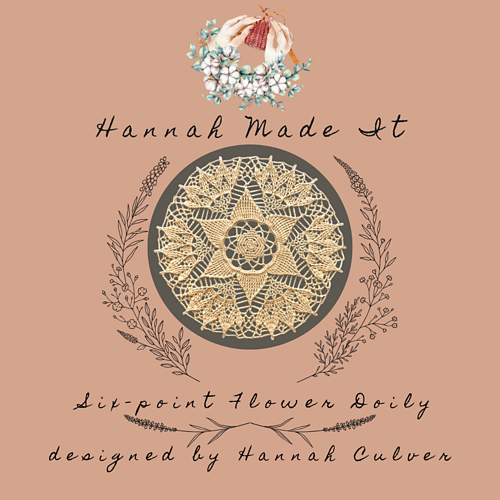 Ravelry: Six Point Flower Doily pattern by Standard Crochet Pattern Co.