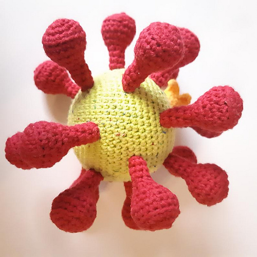 Ravelry: Coronavirus model pattern by Katty Petrova