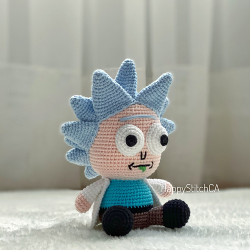 Ravelry: Rick from Rick and Morty pattern by Tatiana Nikashova