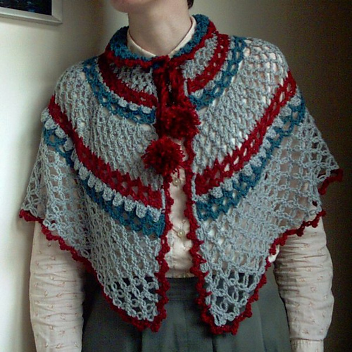 Ravelry: Crocheted Round Shawl pattern by Lily Mills Company