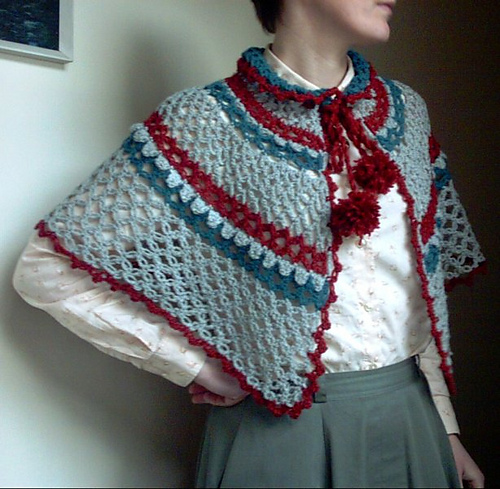 Ravelry: Crocheted Round Shawl pattern by Lily Mills Company