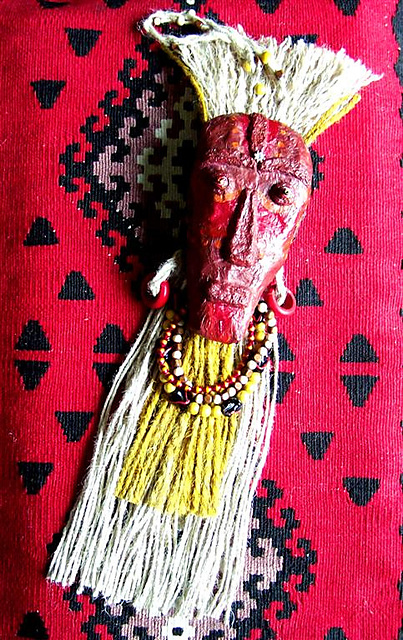 Ravelry: Harrykhan's Paper Mache african mask Tassel